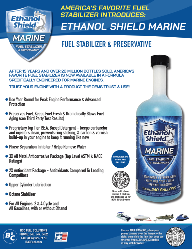 Ethanol Shield Marine Fuel Stabilizer